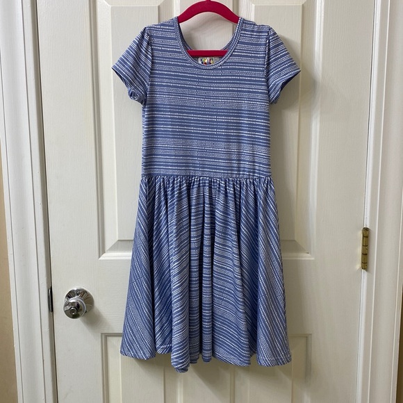 Dot Dot Smile | Dresses | Dds Blue With White Dots Cap Dress | Poshmark